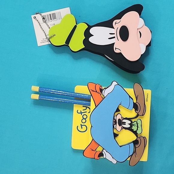 Disney | Office | Nwt Disney Goofy Foam Desktop Pencil Box And Notpad ...